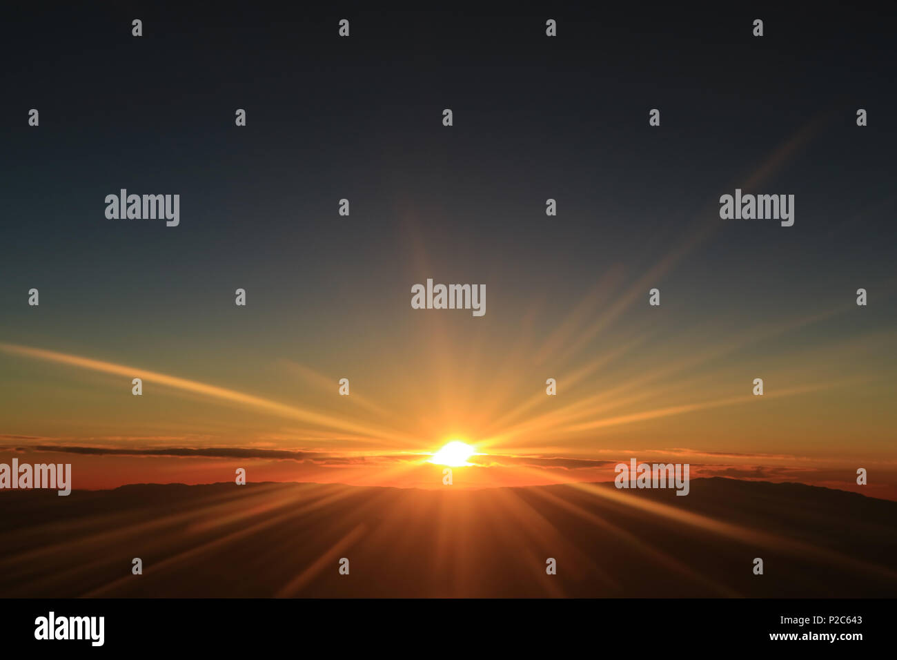 View sun rising airplane hi-res stock photography and images - Alamy