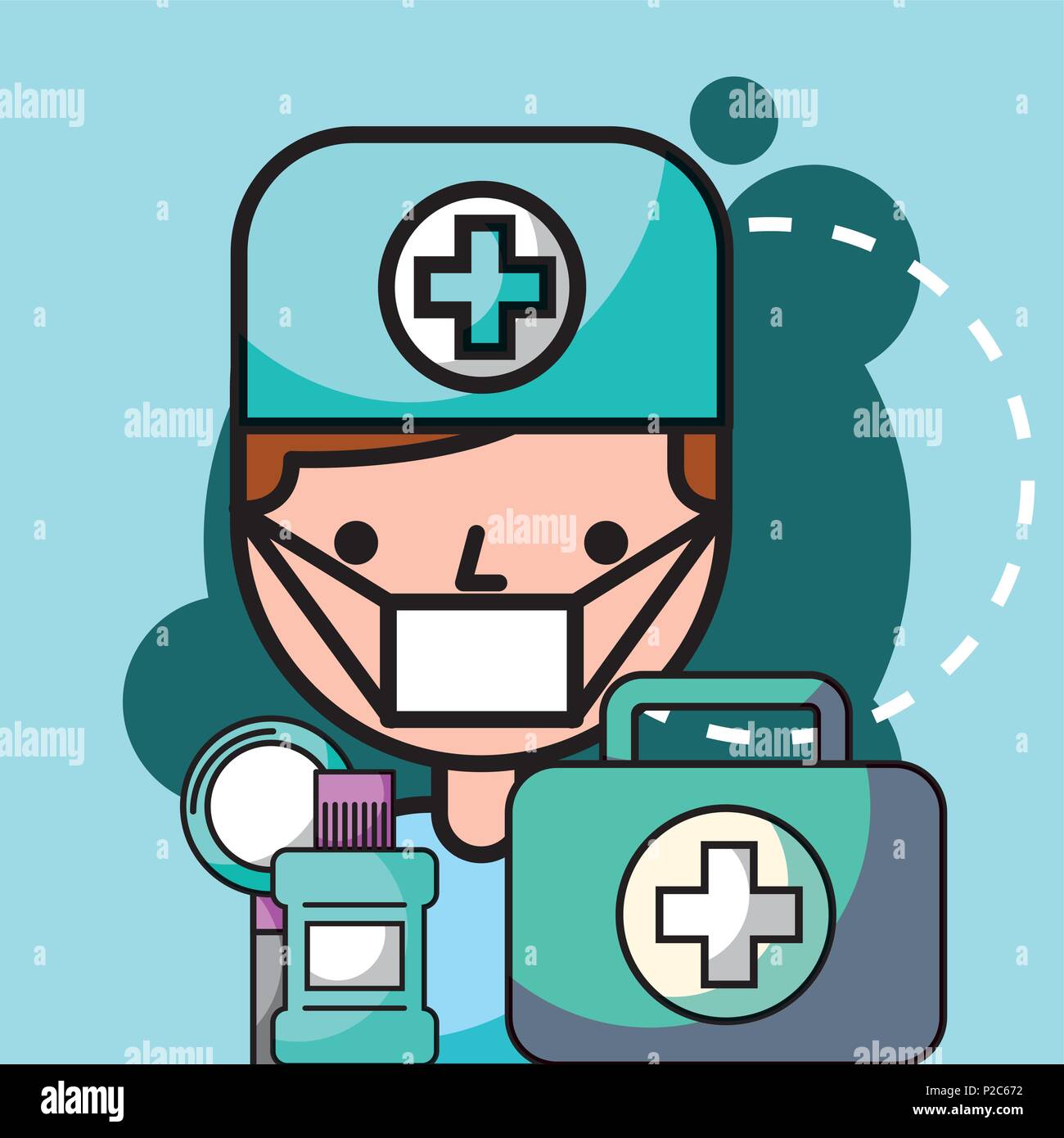 Mouthwash cartoon Stock Vector Images - Alamy