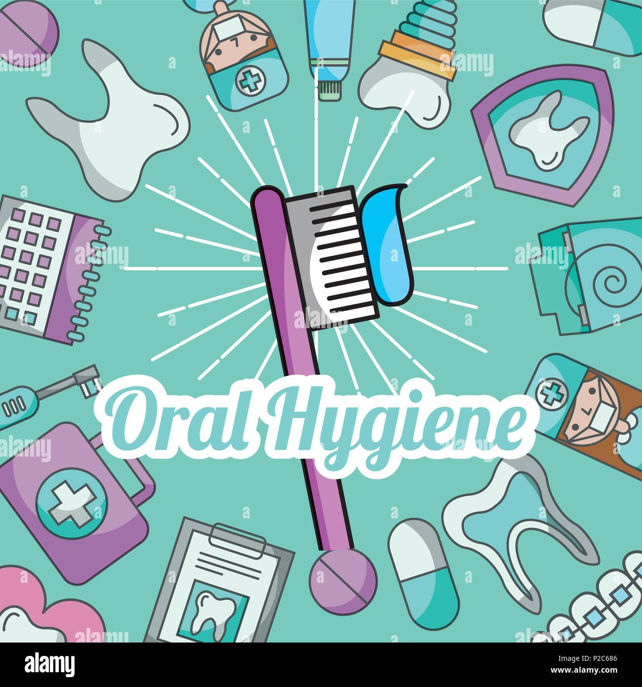 Toothbrush studio Stock Vector Images - Alamy