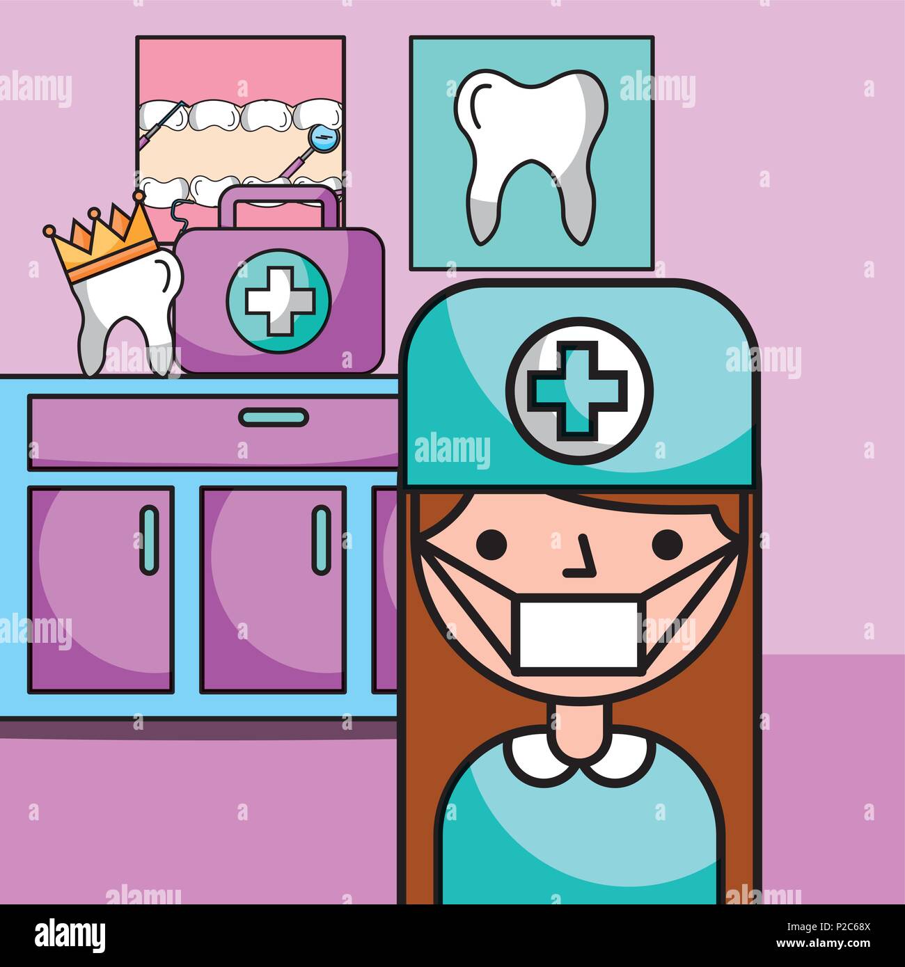 Consultation room Stock Vector Images - Alamy