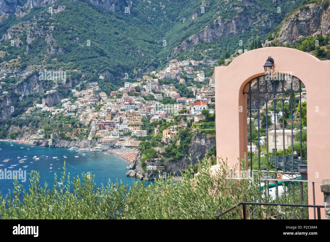 Panorama positano italy hi-res stock photography and images - Alamy