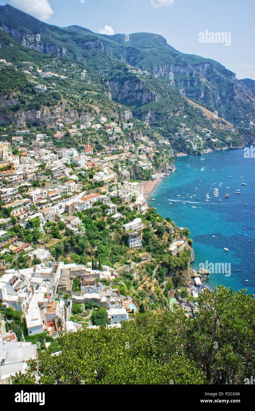 Panorama positano italy hi-res stock photography and images - Alamy