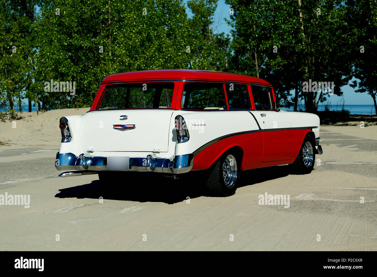 1956 Chevrolet Handyman Station Wagon Stock Photo - Alamy