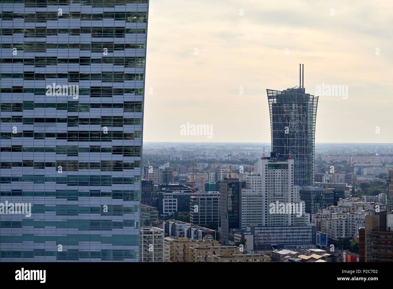 Warsaw, Poland. View of Warsaw city centre Stock Photo - Alamy