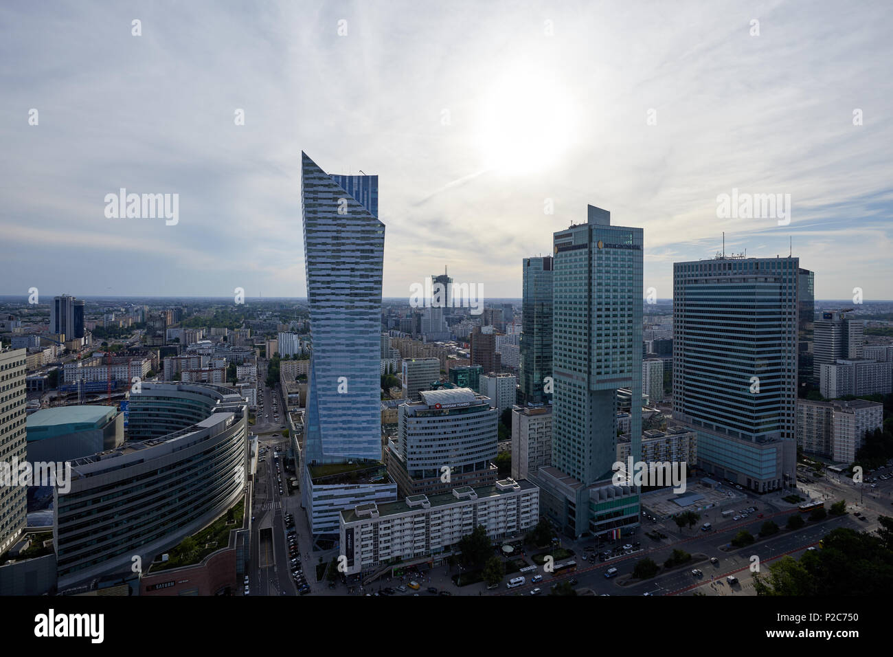 Warsaw city centre hi-res stock photography and images - Alamy