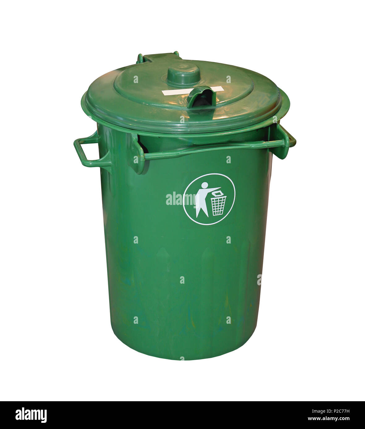 Green garbage bin hi-res stock photography and images - Alamy