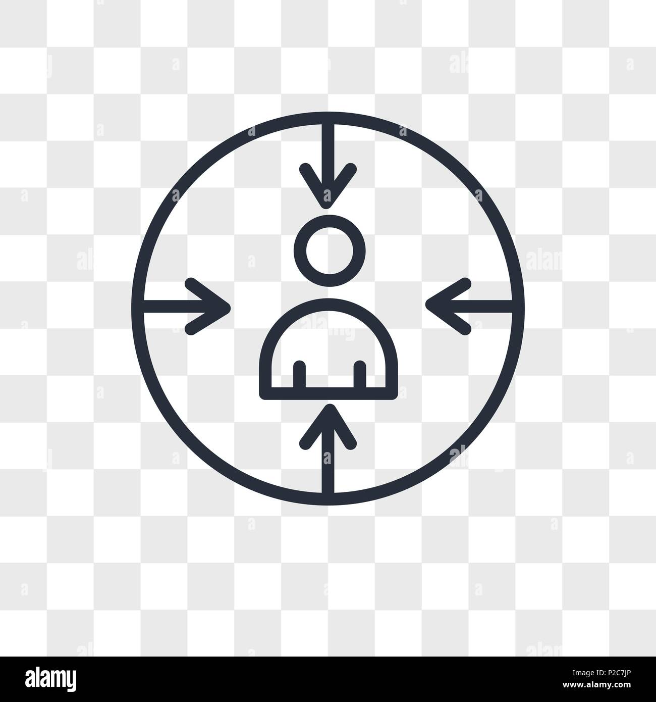 retargeting vector icon isolated on transparent background, retargeting ...