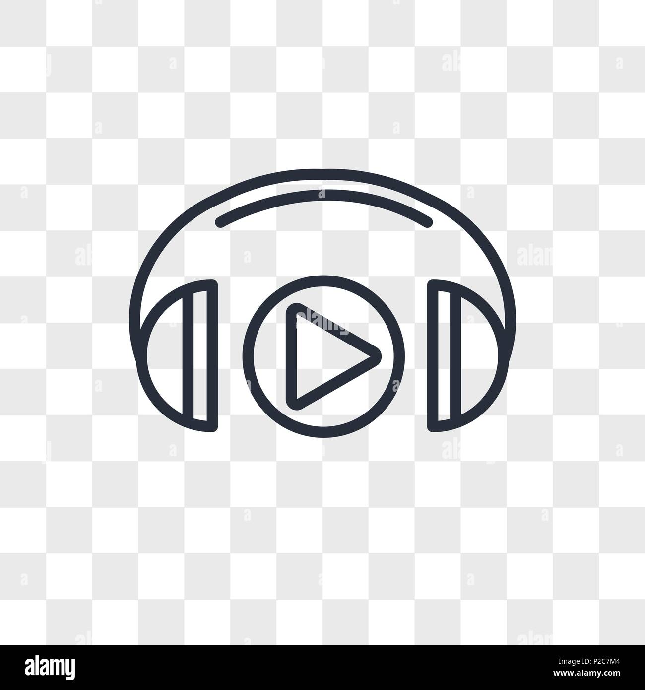Headphone with transparent png hi-res stock photography and images - Alamy
