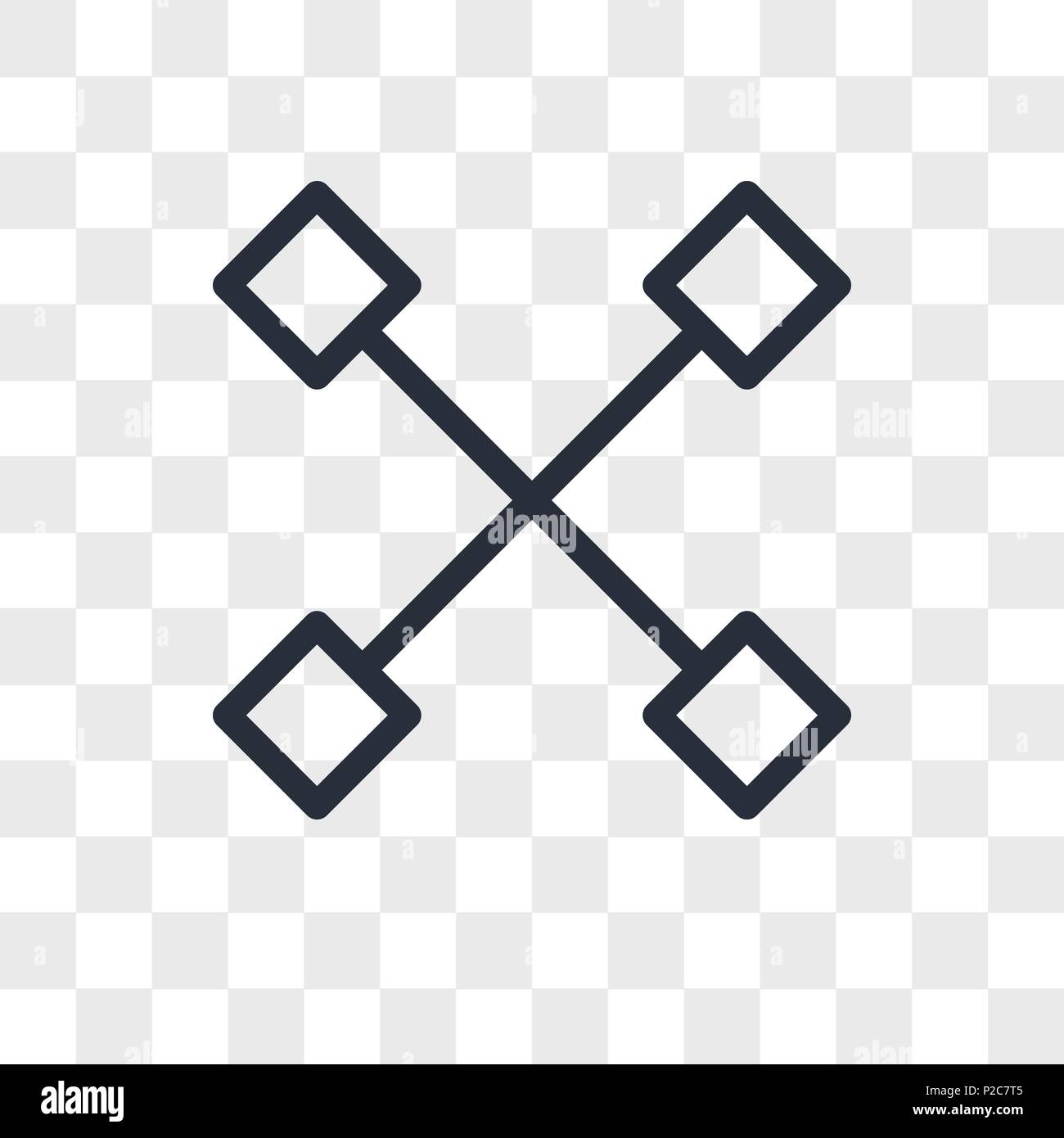 Gods guidance vector icon isolated on transparent background, Gods ...