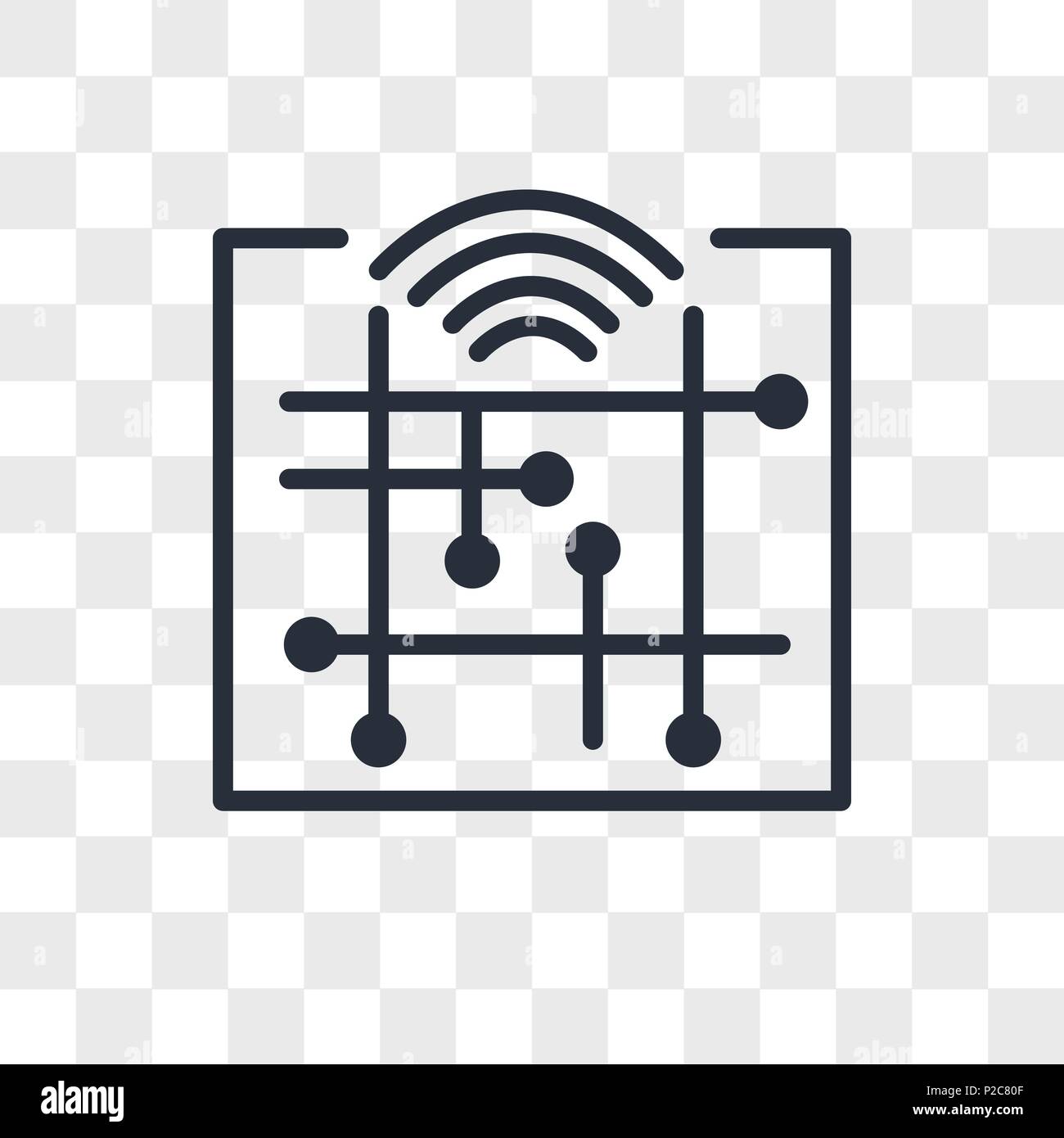 digitalisation vector icon isolated on transparent background ...