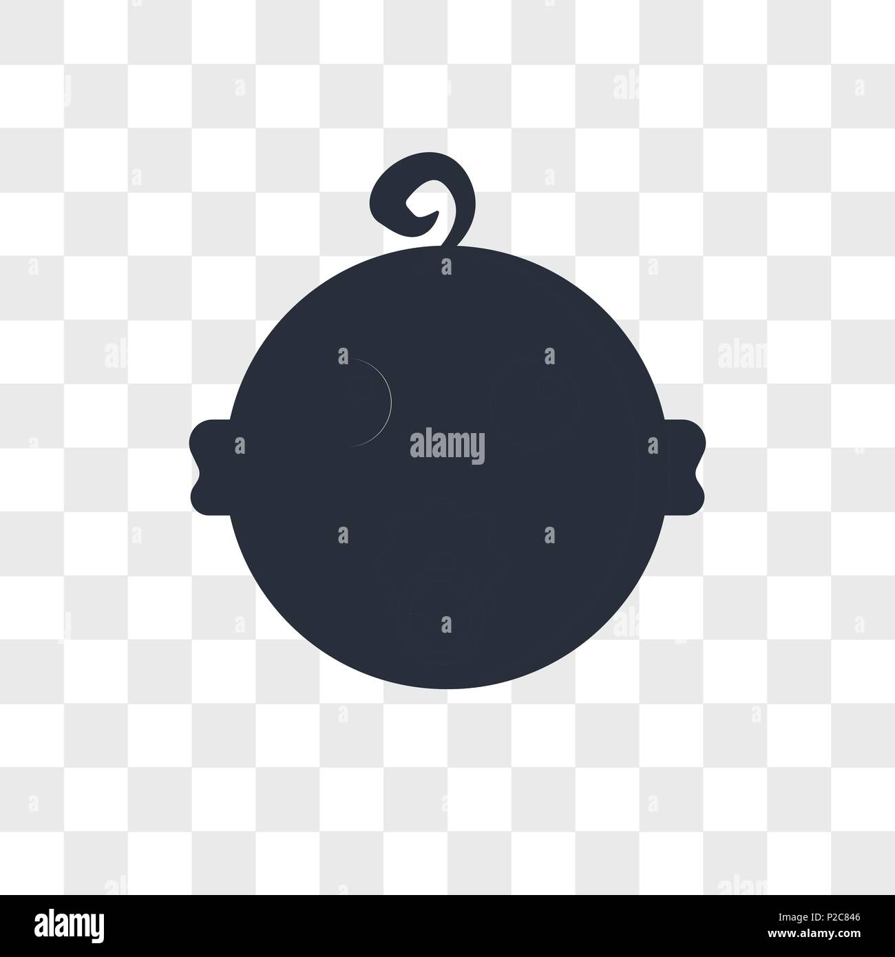 Baby vector icon isolated on transparent background, Baby logo concept ...