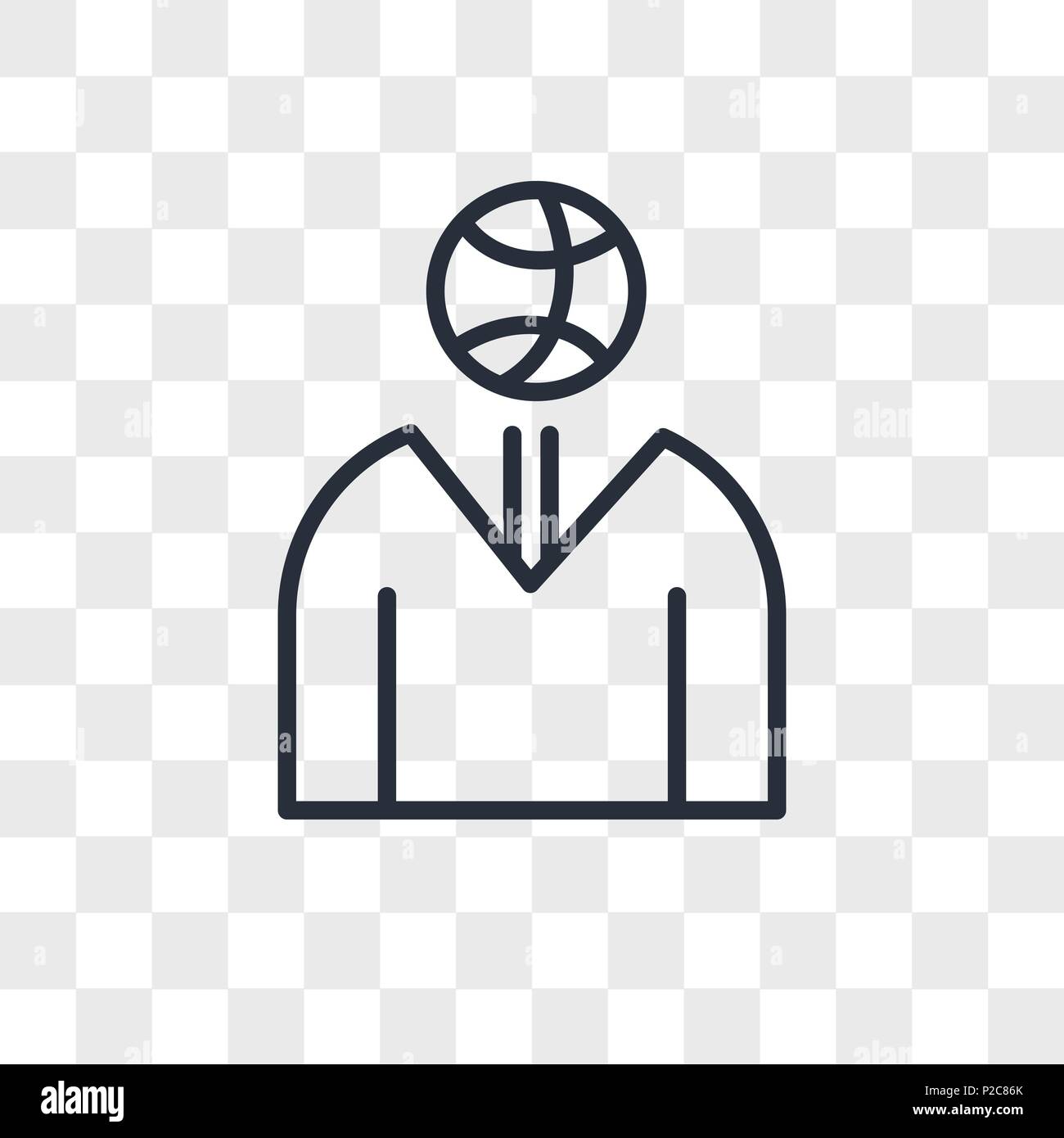 Ball vector icon isolated on transparent background, Ball logo concept ...