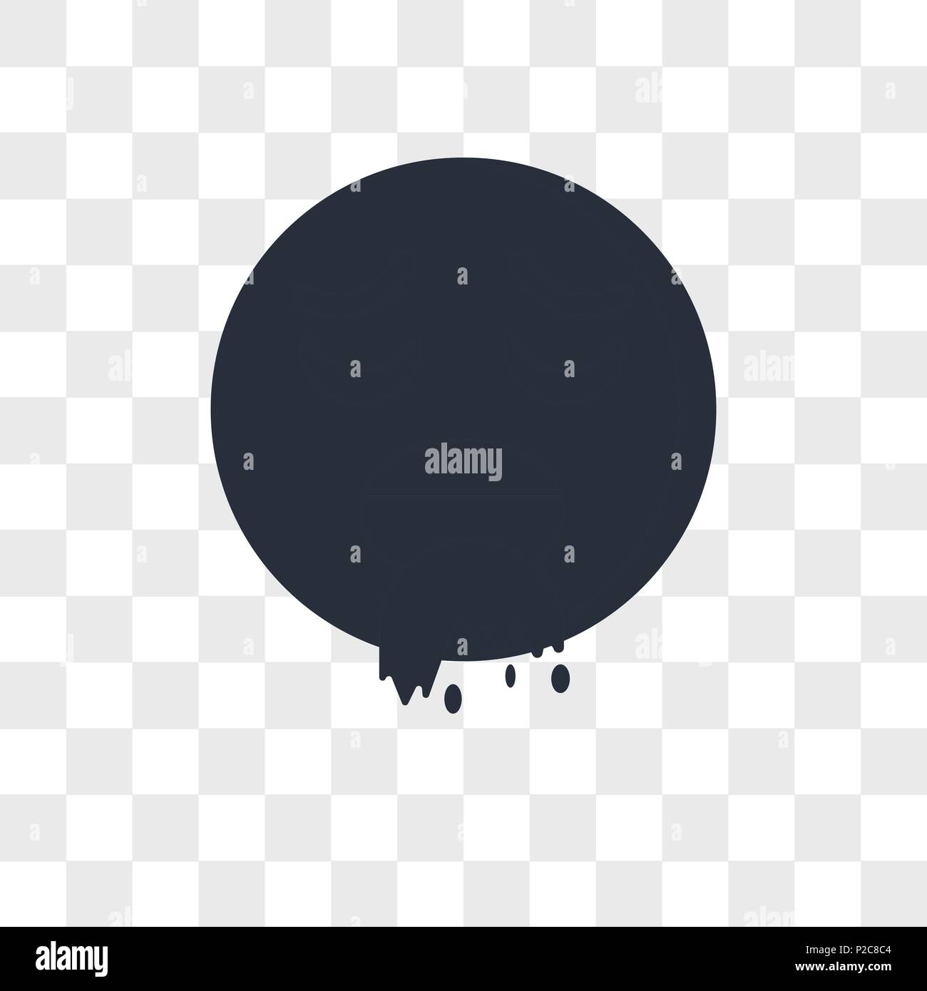 Sick vector icon isolated on transparent background, Sick logo concept ...