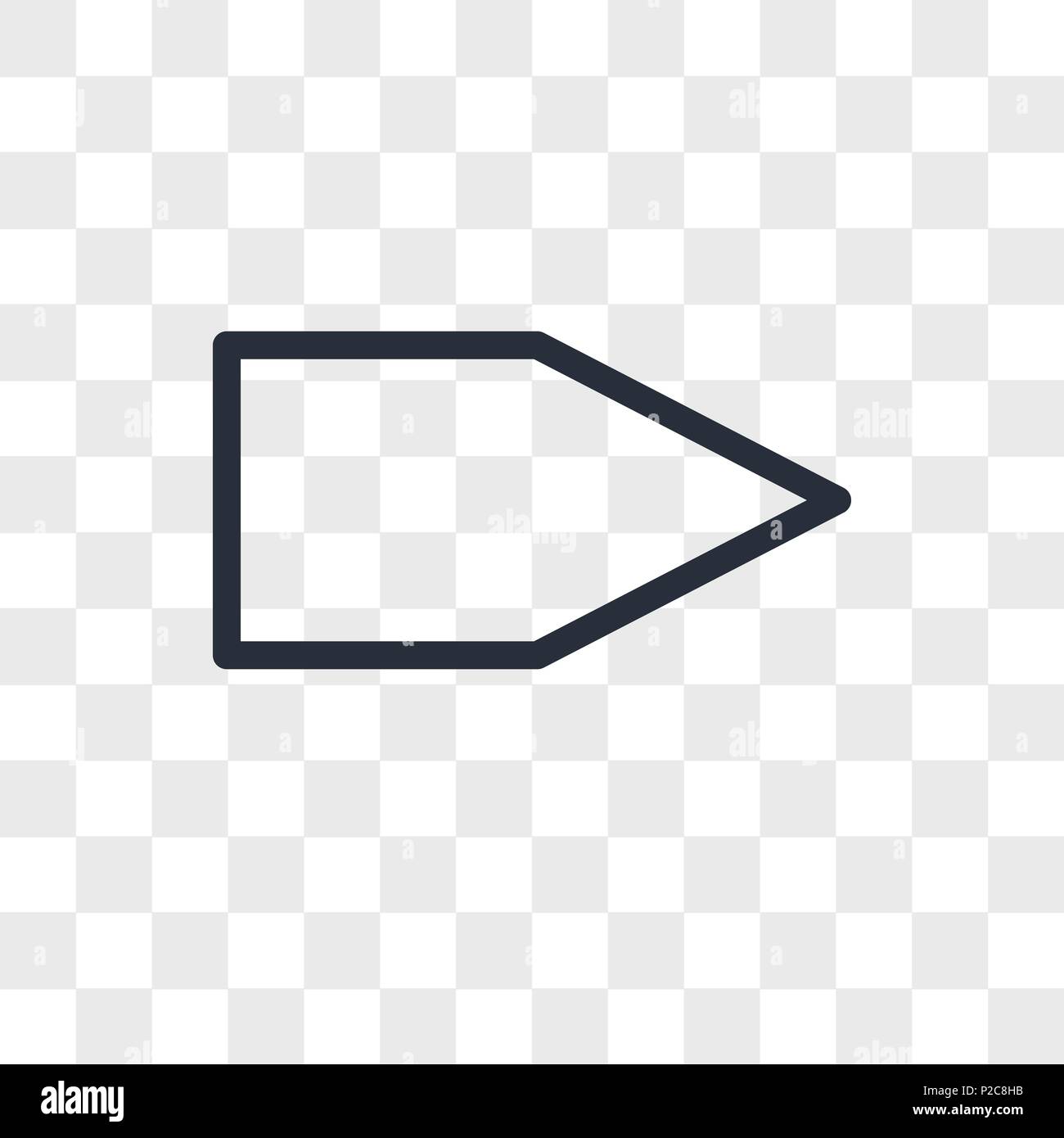 Forward vector icon isolated on transparent background, Forward logo ...