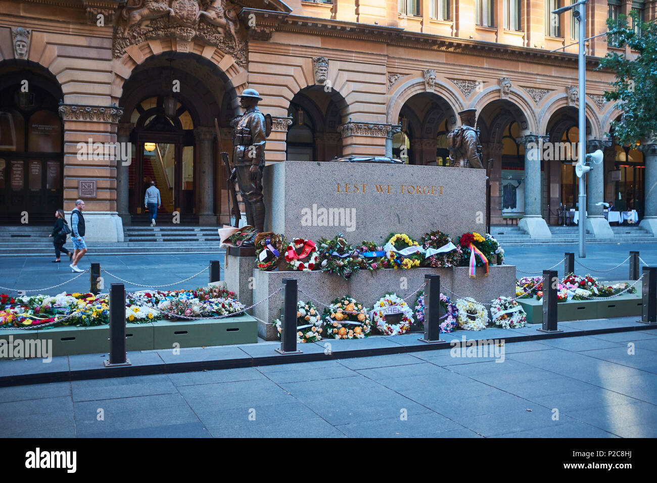 The Sydney Cenotaph at Martins Place opposite the General Post Office ...