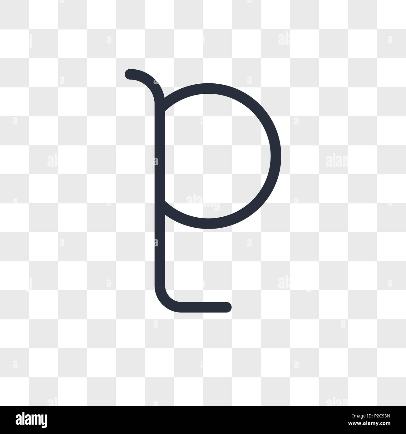 Pluto vector icon isolated on transparent background, Pluto logo ...