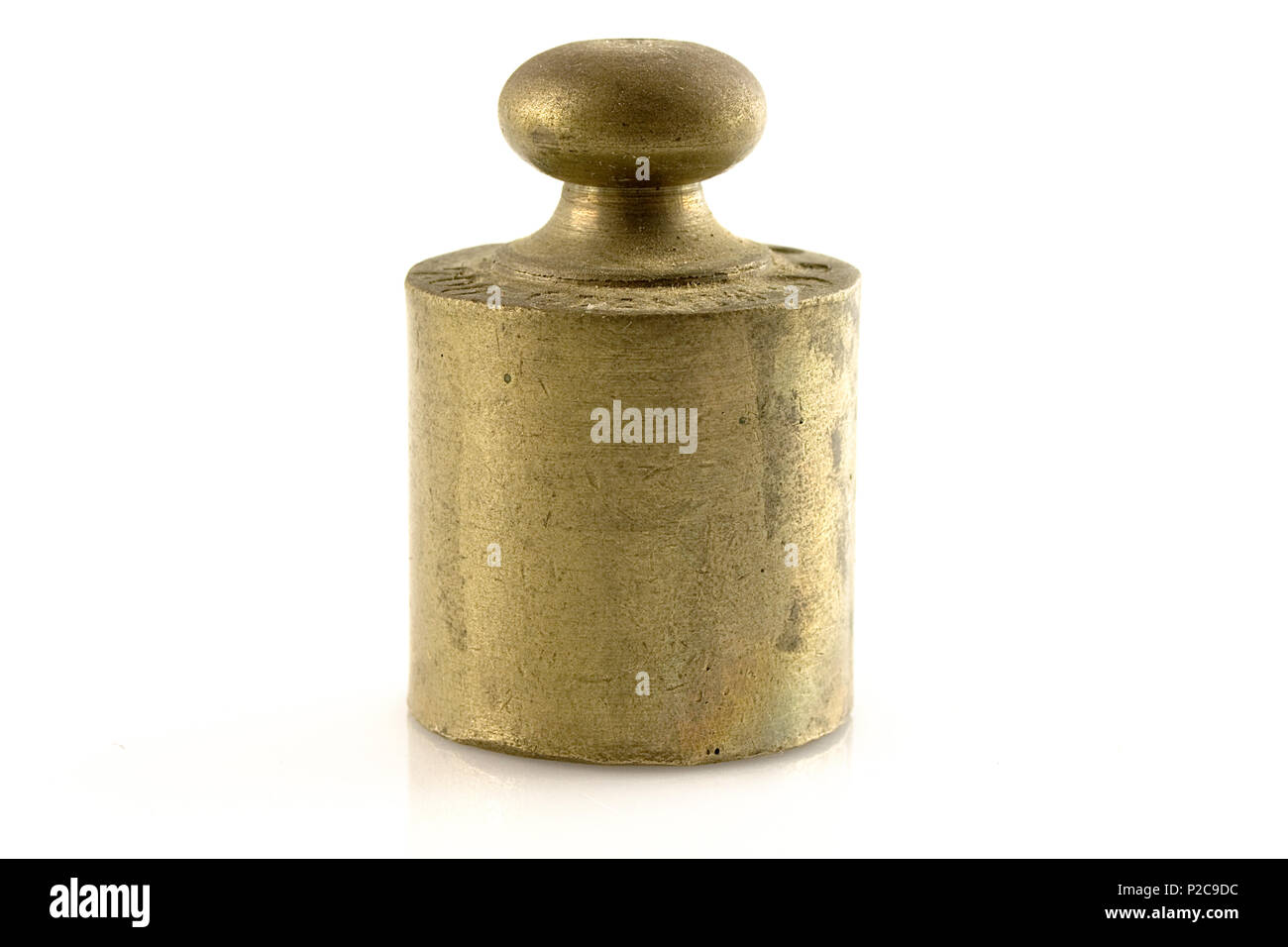 old weights from scales Stock Photo - Alamy