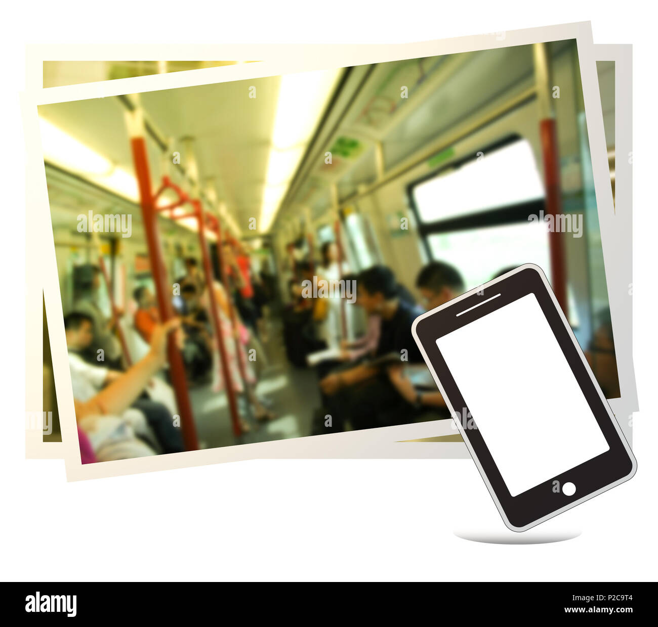 Blurred subway Cut Out Stock Images & Pictures - Alamy