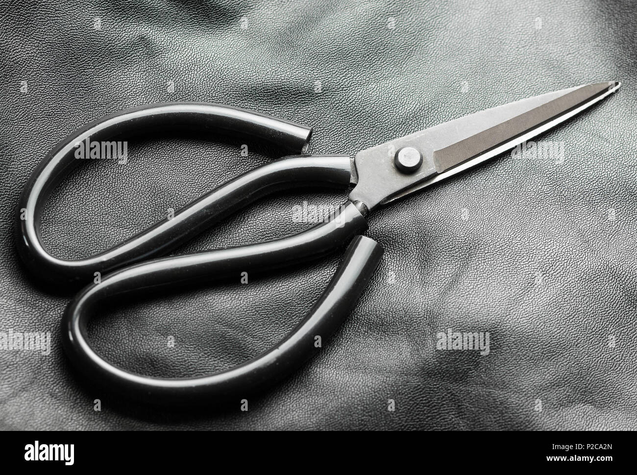 Leather Cutting Scissors. Tool for working with leather. Natural ...
