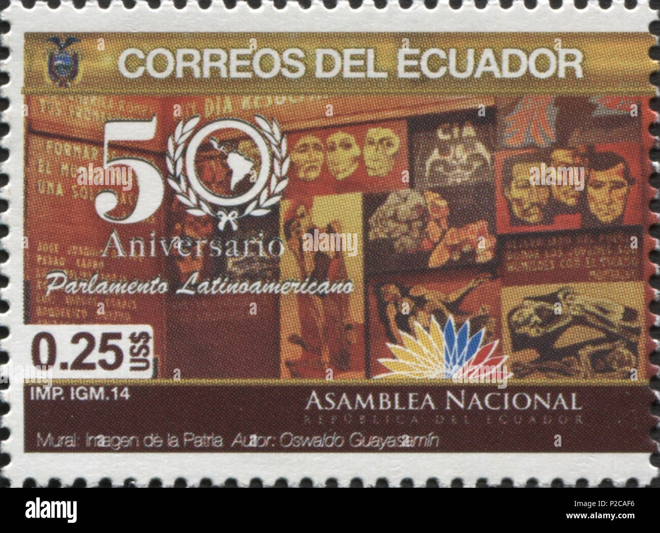 . English: Stamps of Ecuador, 2014 . 2014. Post of Ecuador 57 Stamps of ...