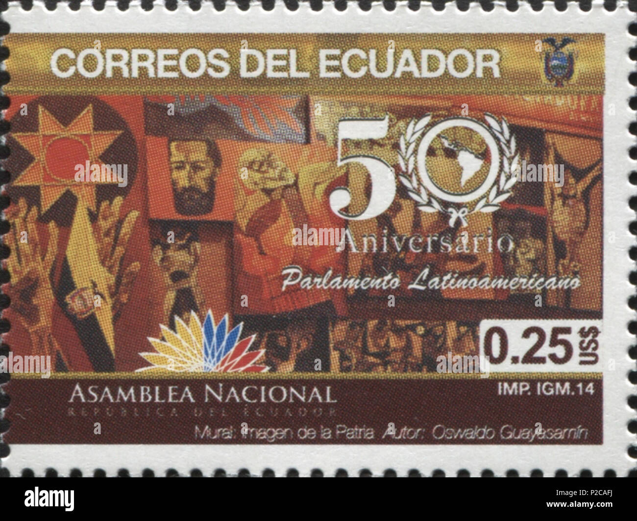 . English: Stamps of Ecuador, 2014 . 2014. Post of Ecuador 57 Stamps of ...