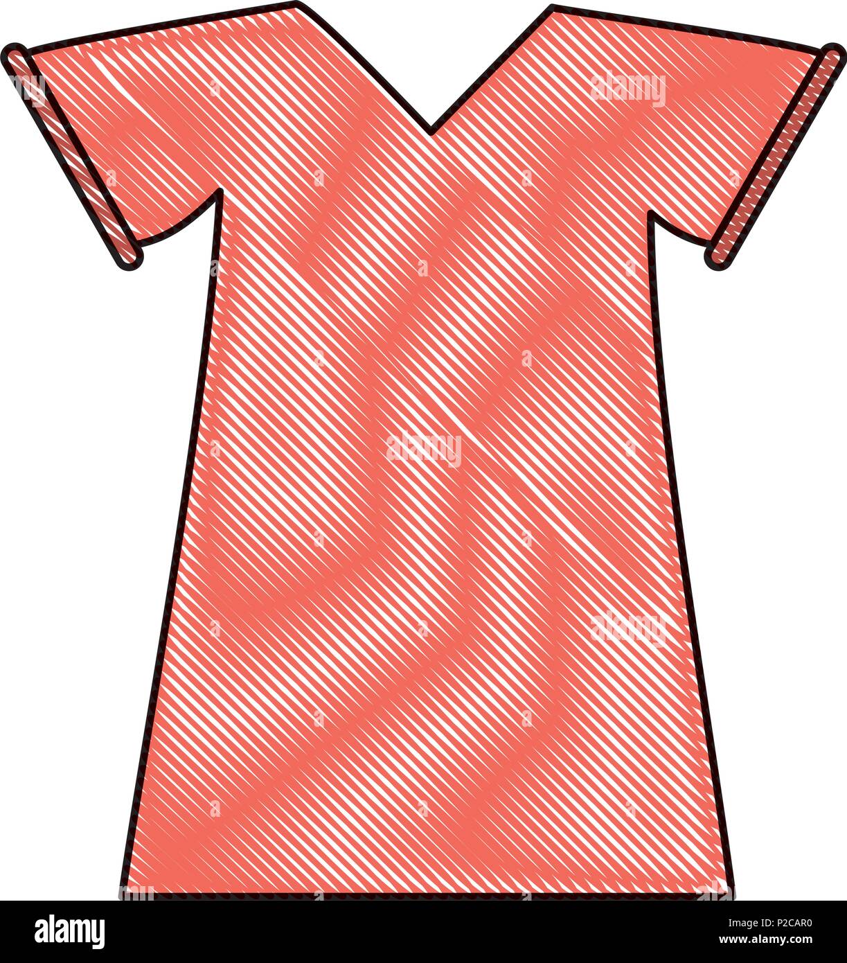 red t shirt icon over white background, vector illustration Stock ...