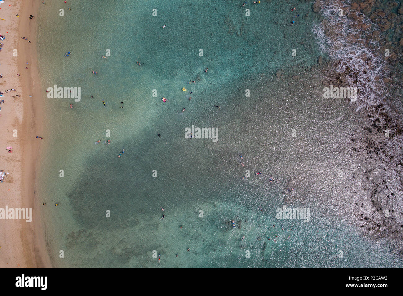Aerial view of beach Stock Photo - Alamy