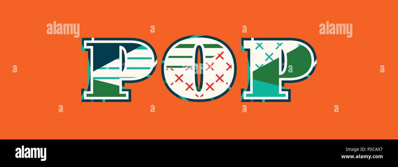 Pop culture word abstract hi-res stock photography and images - Alamy