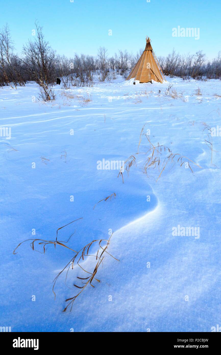 Sweden, Lapland, region listed as World Heritage by UNESCO, Norrbotten ...