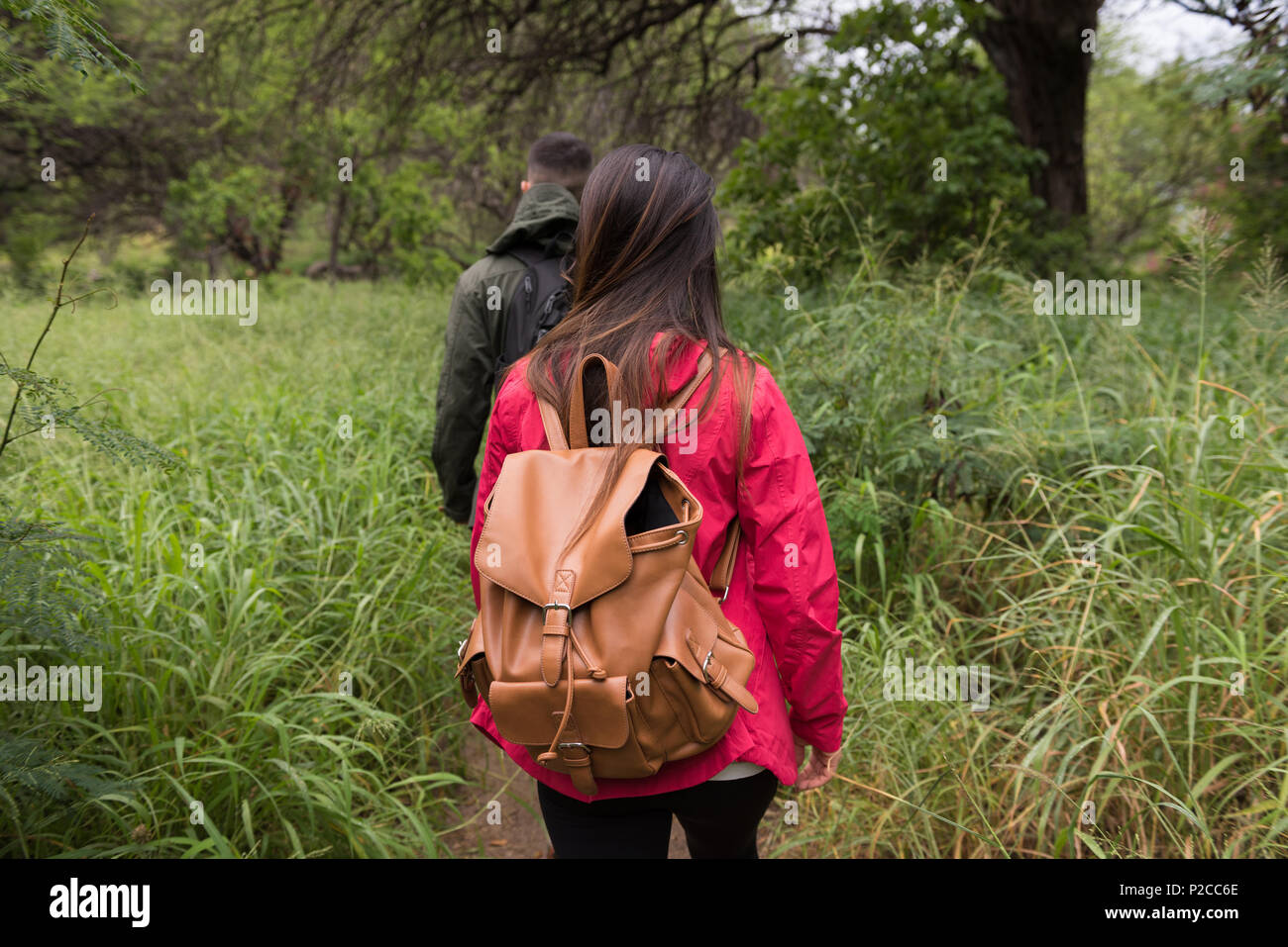Female tourist backpack walking in hi-res stock photography and images ...