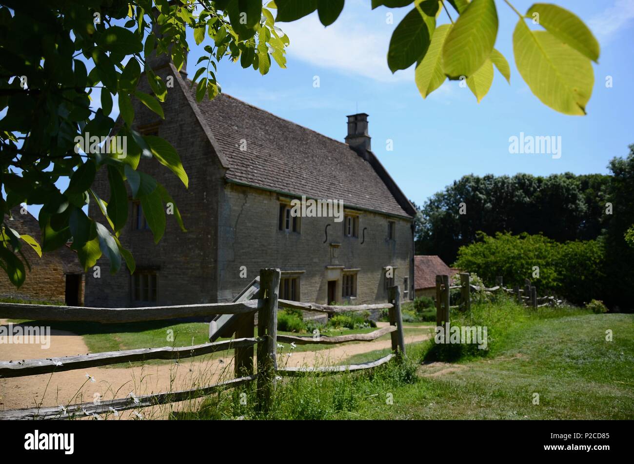 Exterior of Woolsthorpe Manor, Lincolnshire, birthplace and home of the ...
