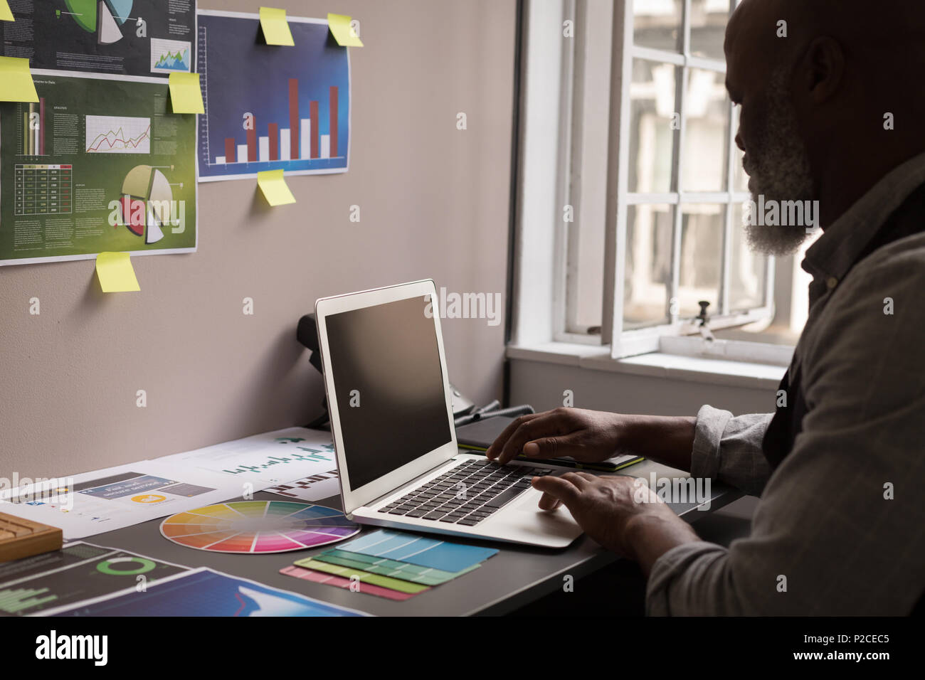 Senior graphic designer using hi-res stock photography and images - Alamy