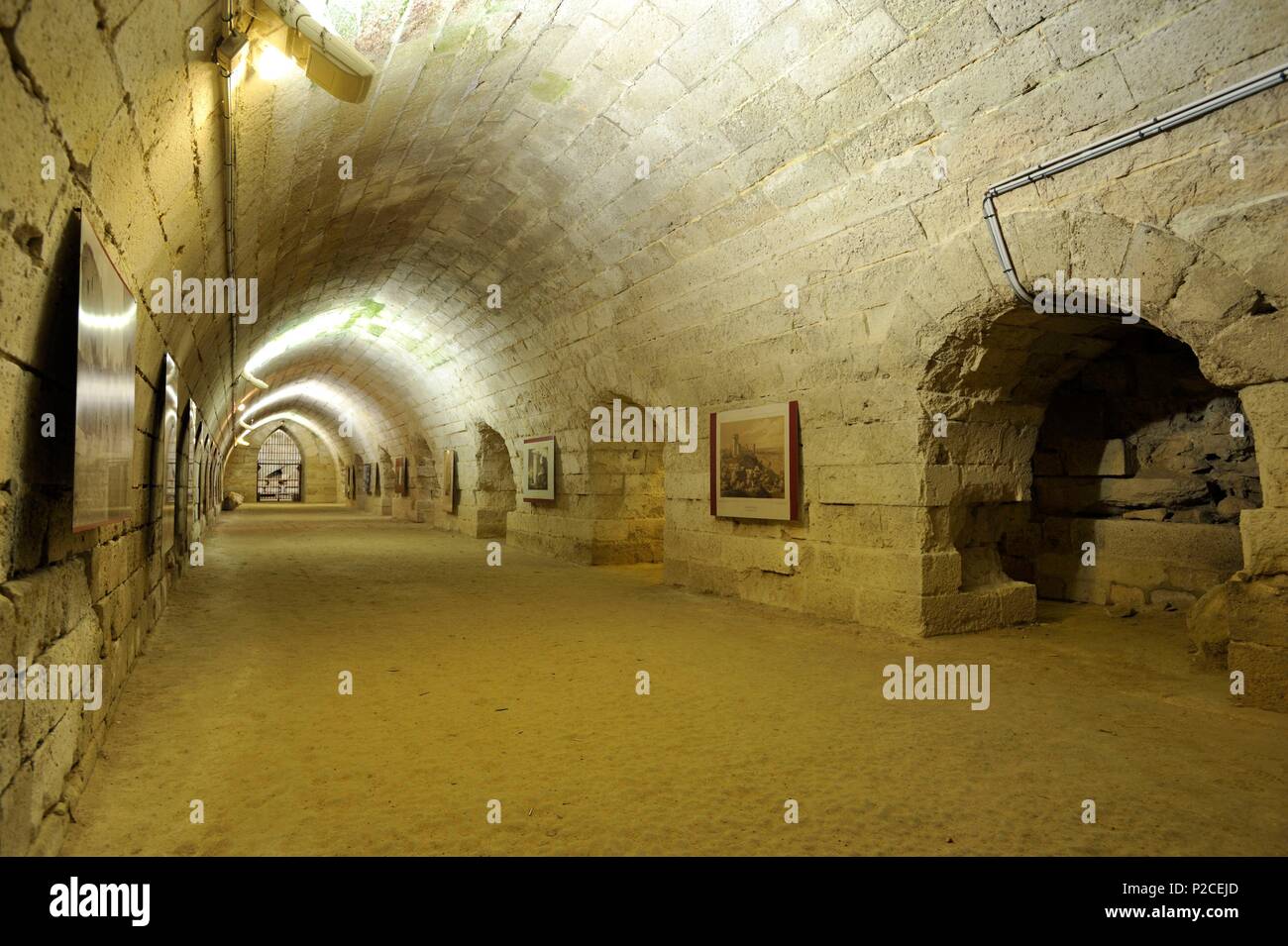 France, Aisne, Coucy Castle Auffrique, Castle, remains and ruins of the ...