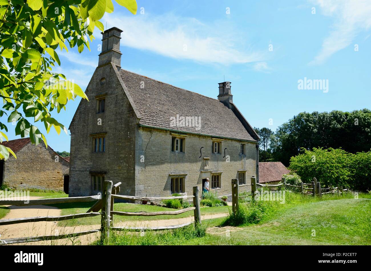 Exterior of Woolsthorpe Manor, Lincolnshire, birthplace and home of the ...