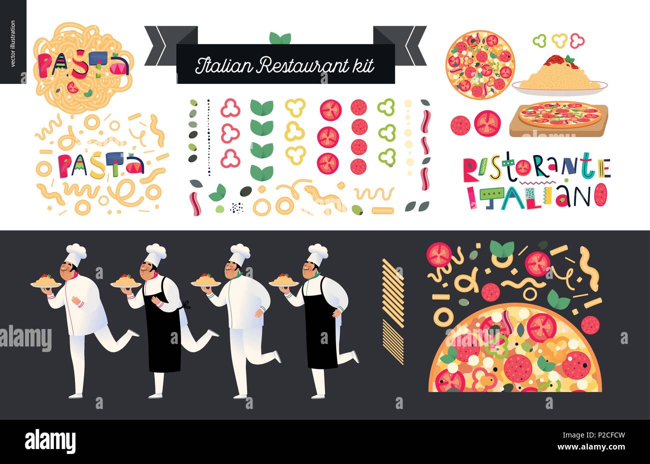 Italian Pasta Restaurant Logo