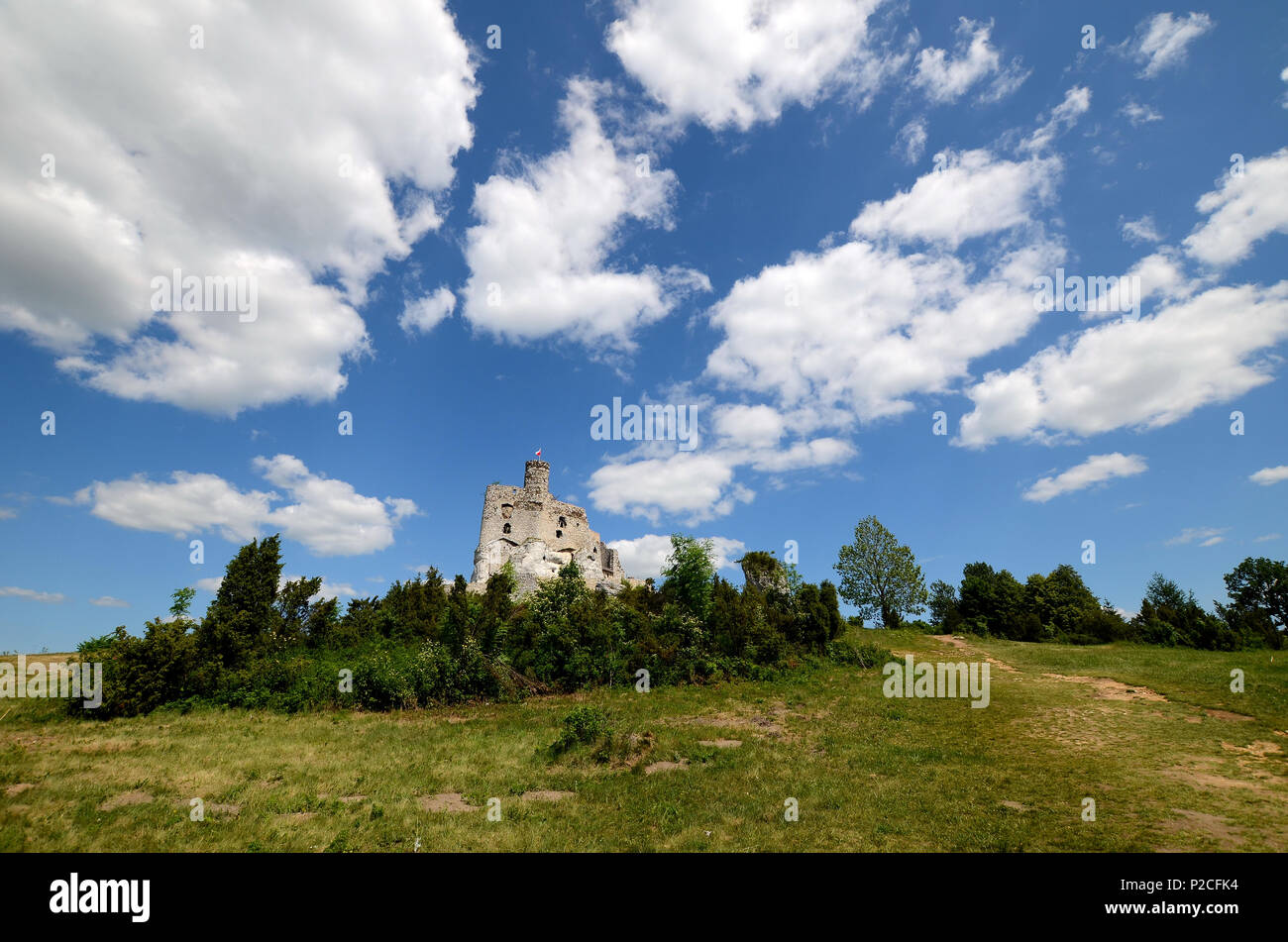 Castle Mirow in Poland Stock Photo - Alamy