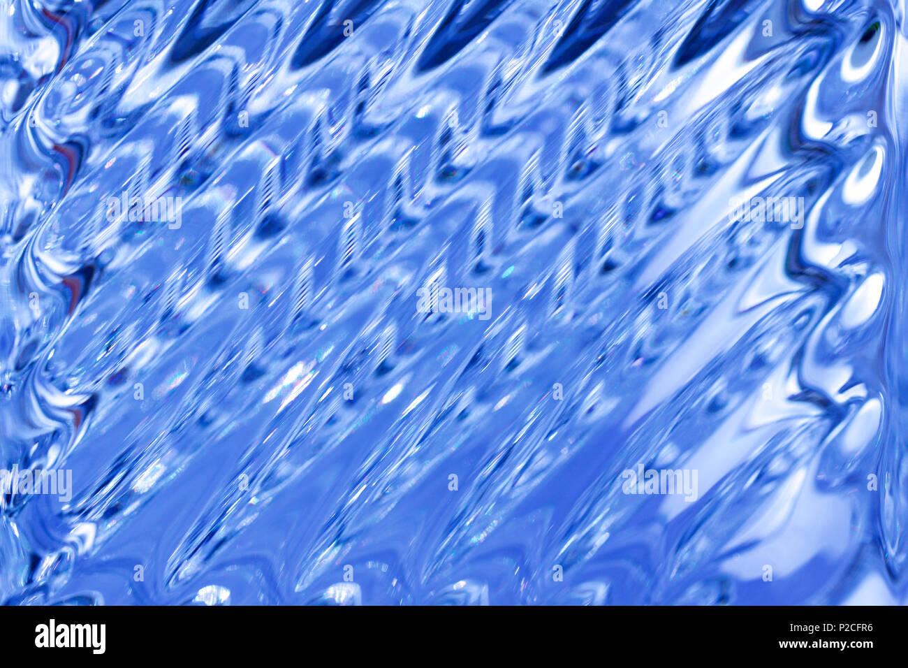 Macro abstract background of beautiful glowing lead crystal glass with ...