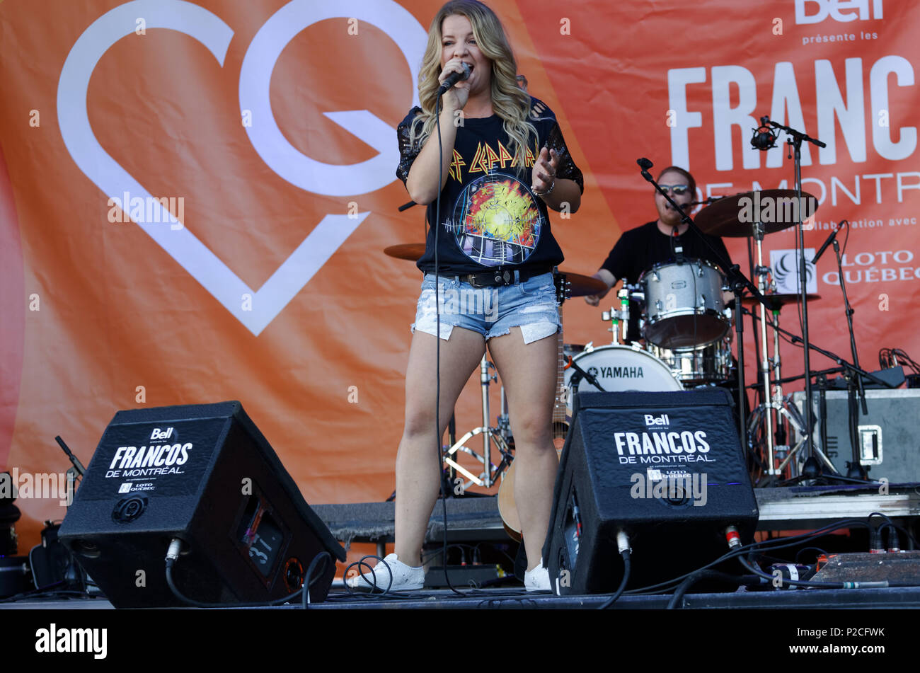 Montreal, Canada. 6/11/2018.Gabrielle Goulet from Ontario, Canada ...