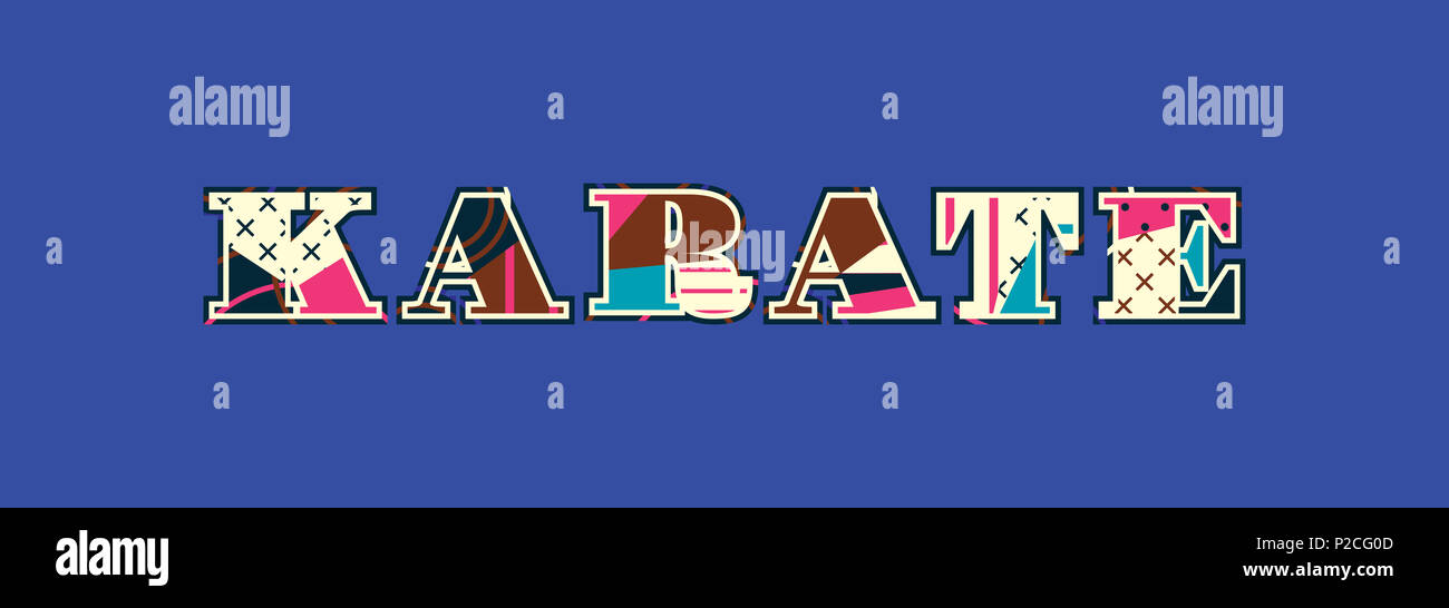 Karate typography hi-res stock photography and images - Alamy