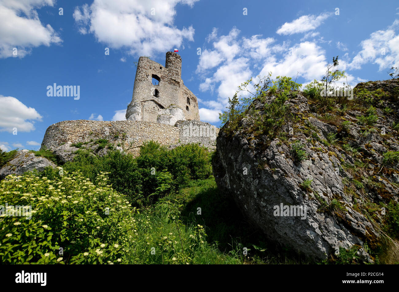 Castle Mirow in Poland Stock Photo - Alamy