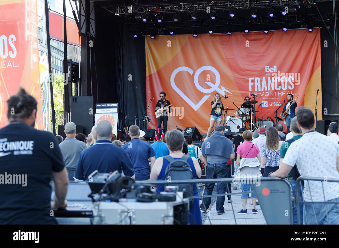 Montreal, Canada. 6/11/2018.Gabrielle Goulet of Ontario, Canada ...