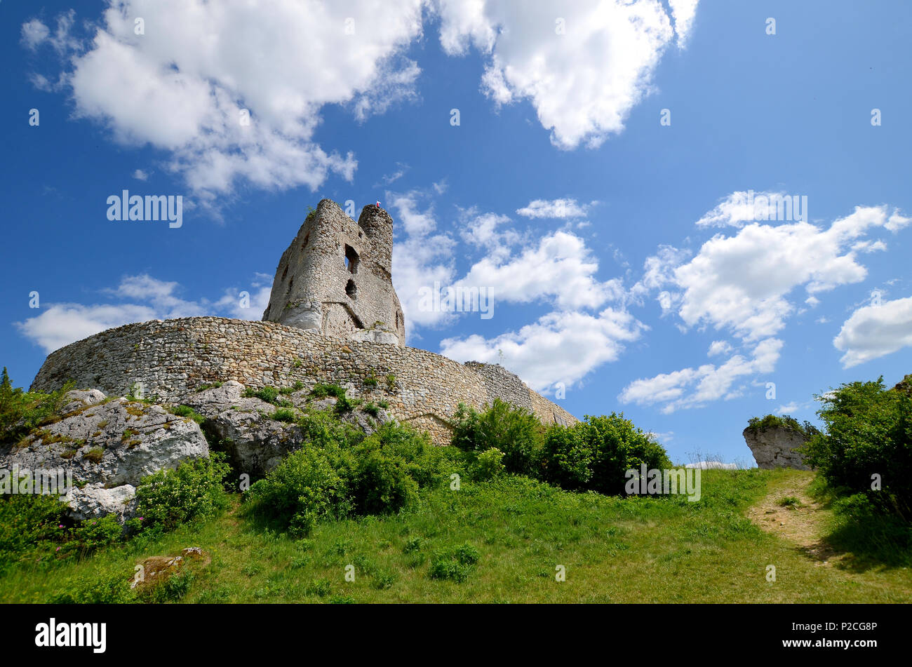 Castle Mirow in Poland Stock Photo - Alamy