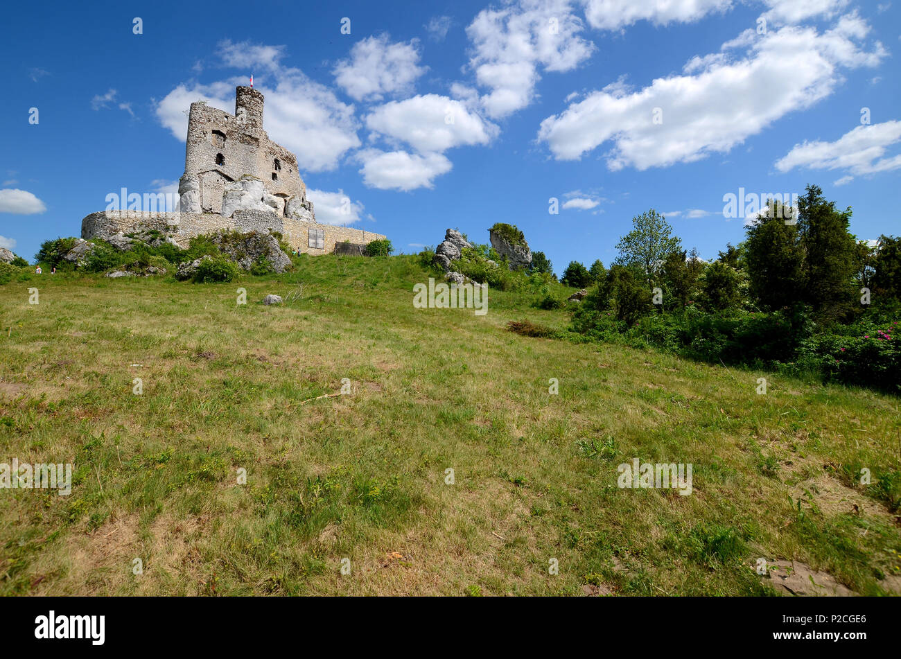 Castle Mirow in Poland Stock Photo - Alamy