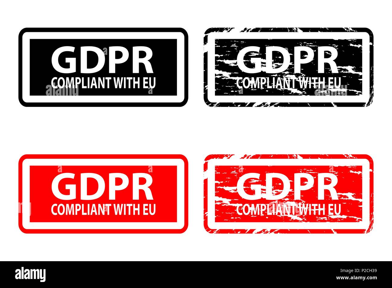 GDPR compliant with EU (General Data Protection Regulation) - rubber ...