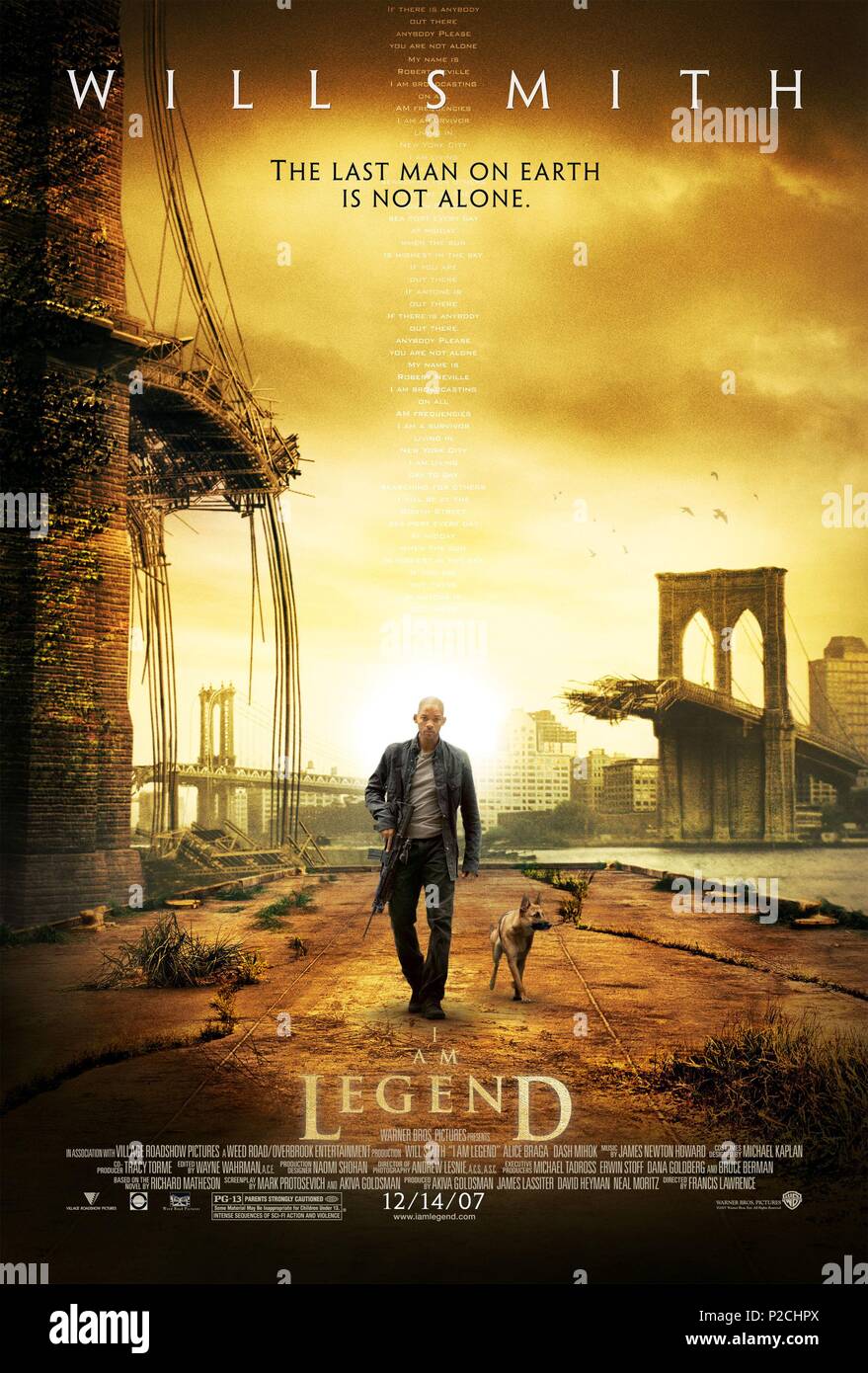 Original Film Title: I AM LEGEND. English Title: I AM LEGEND. Film ...