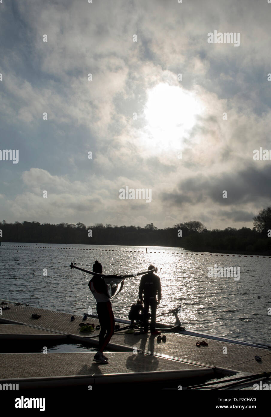 Caversham, Reading, Berkshire, Athletes, prepare, to, Boat, to compete ...