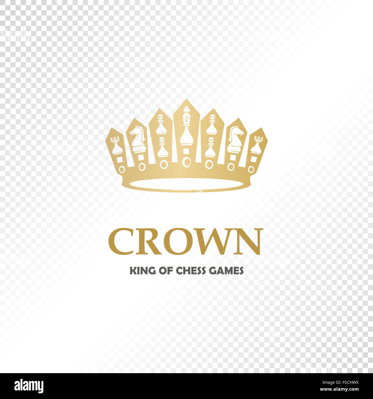 A big golden crown. Vector heraldic elements design Stock Photo - Alamy