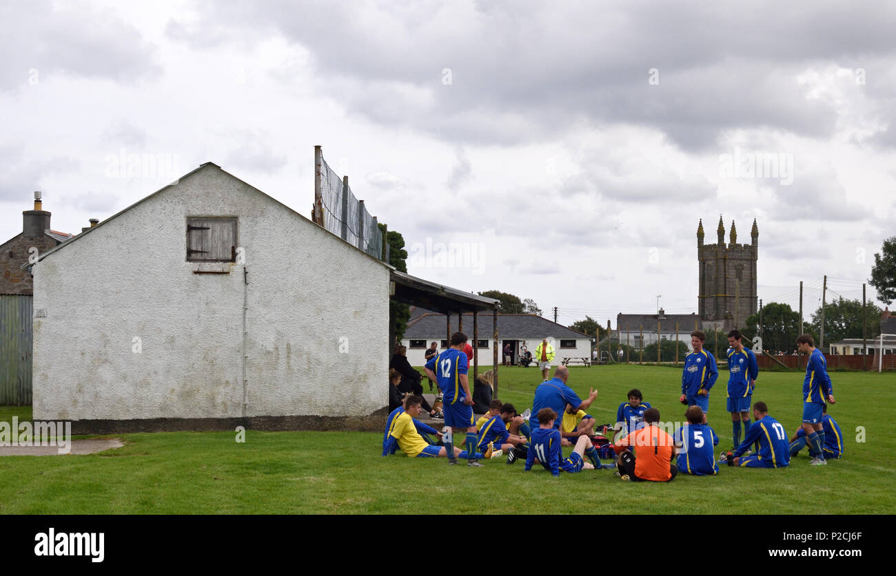 Grassroots football pitch hi-res stock photography and images - Alamy