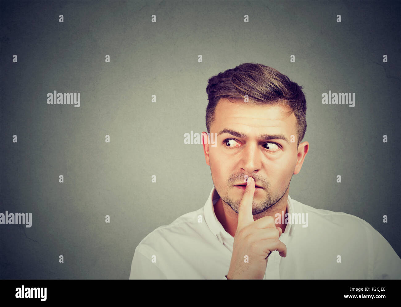 Shhh symbol hi-res stock photography and images - Alamy