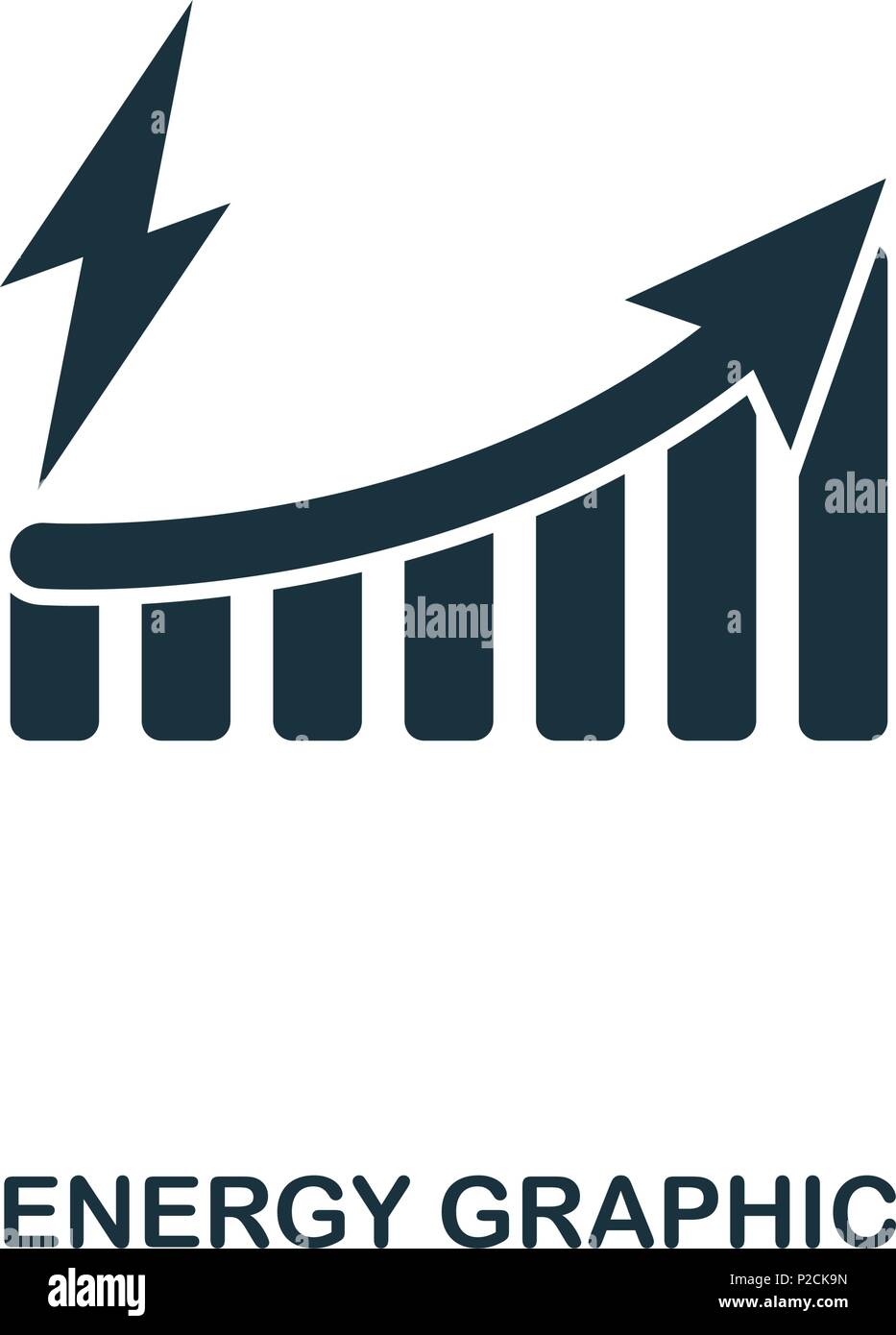 Energy Increase Graphic icon. Mobile apps, printing and more usage. Simple element sing ...